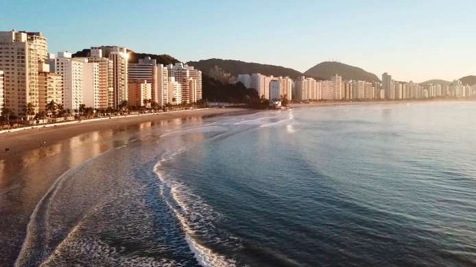 Santos Beach Brazil