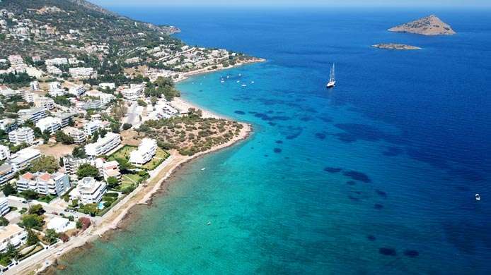 Names Of Beaches In Athens Beaches In Athens, Coasts And Bays In